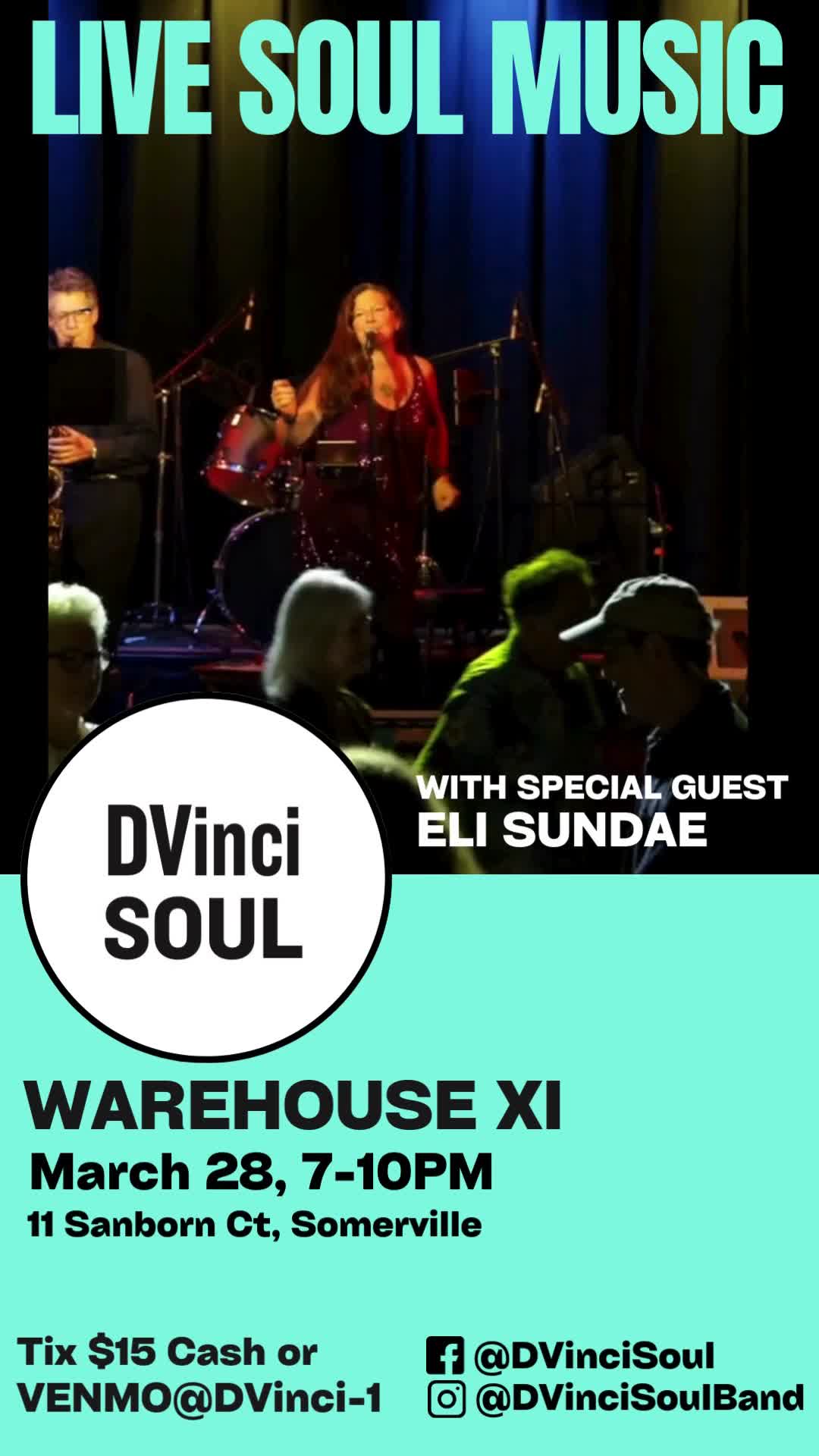 Live soul music and dancing with DVinci Soul at WXI [03/28/25]