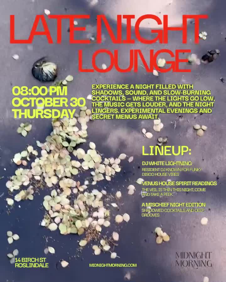 Late Night Lounge — A Mischief Night Edition [10/30/25]